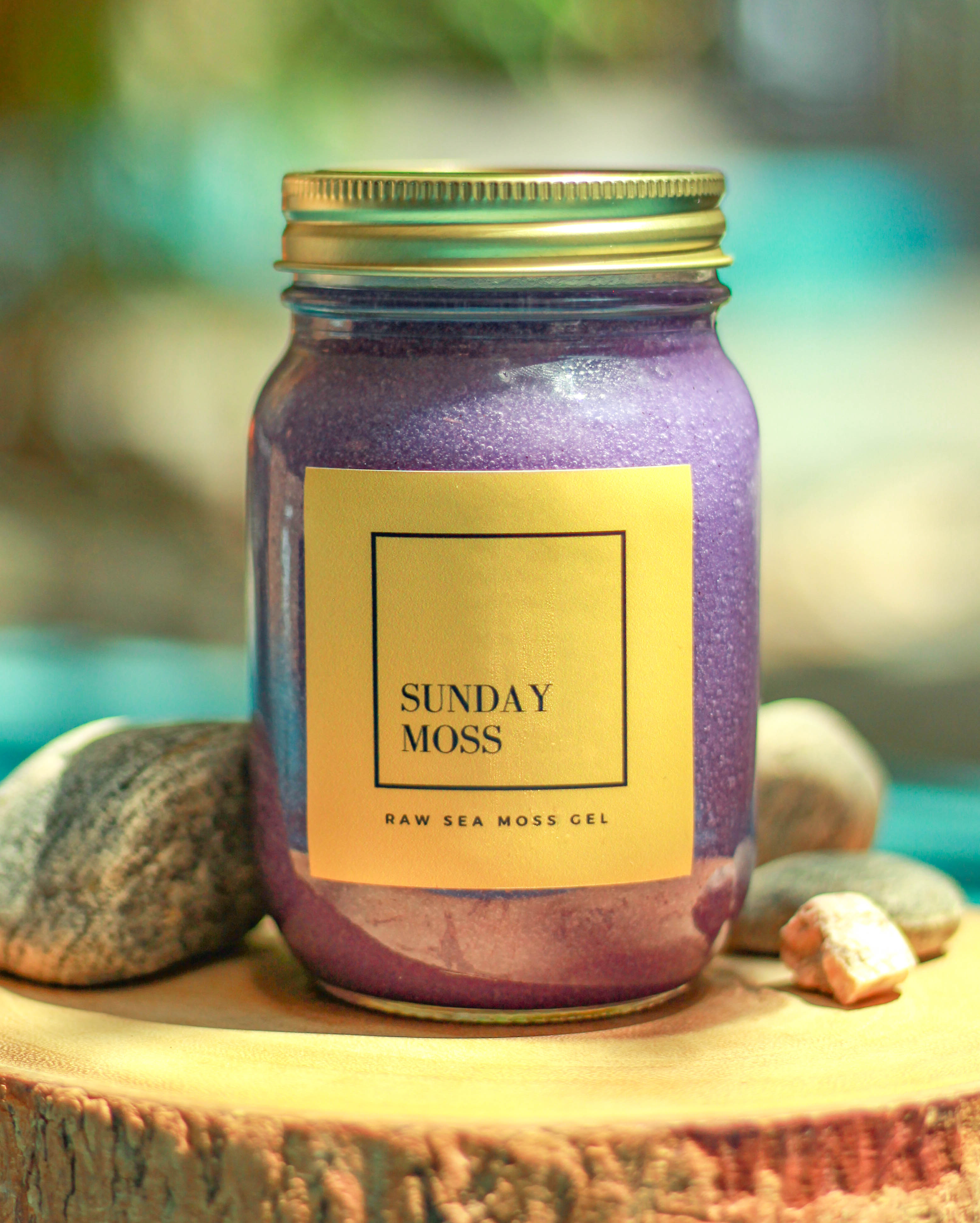 Purple Sea Moss Gel Wildcrafted Antioxidant Superfood Sunday Moss Inc